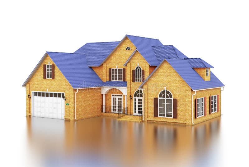 Casa De Campo Do Desenho Disponivel Ilustração Stock - Ilustração de ...