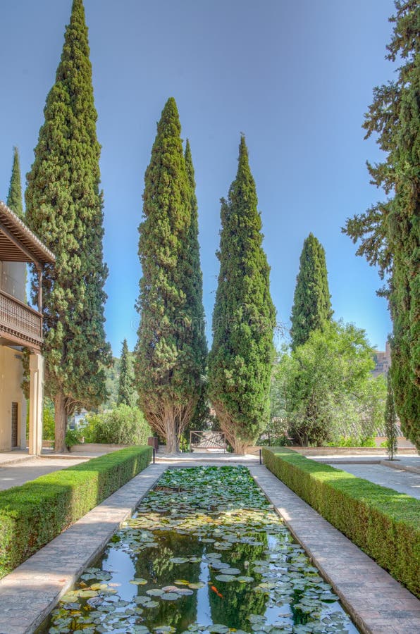 Casa Del Chapiz in Spanish Town Granada Stock Image - Image of europe ...