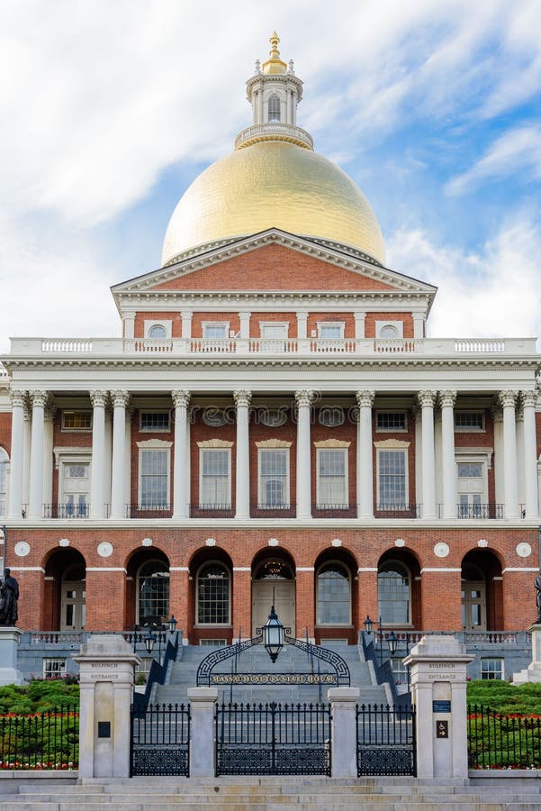Casa Velha Do Estado, Boston Foto de Stock - Imagem de ...