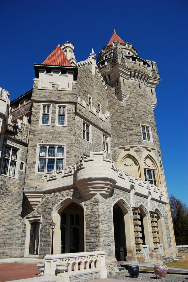 Casa Loma Castle in Toronto, Canada Stock Photo - Image of building ...