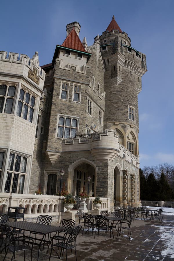 Casa Loma, Castle in Toronto, Canada. Stock Photo - Image of rich ...