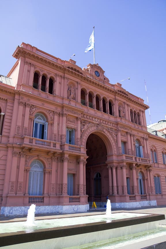 Casa Rosada (Pink House) stock photo. Image of mayo, america - 27391000