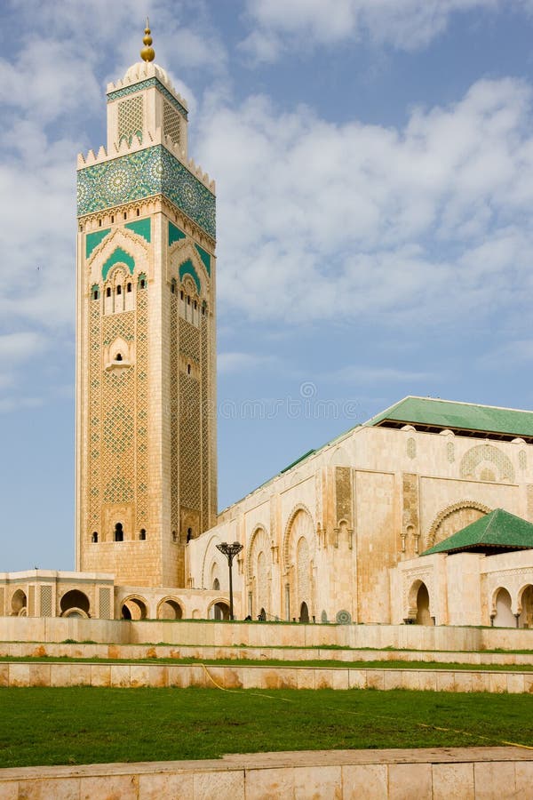 Mosque of Hassan II in Casablanca Stock Photo - Image of africa, square ...