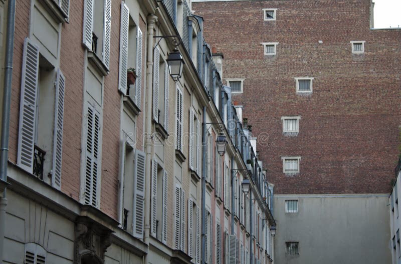 Casas en París Francia foto de archivo. Imagen de colorido - 19434802