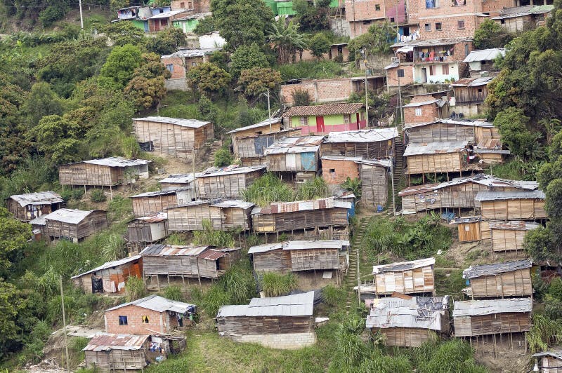 Zonas De La Pobreza De Lima Foto de archivo - Imagen de social, escena ...