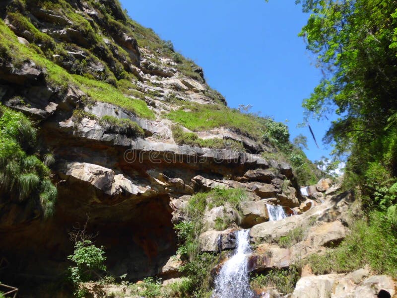 Cascada photo stock. Image du venezuela, montagne, cascade - 100649560