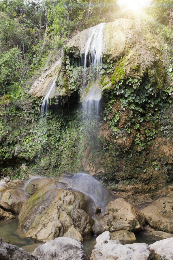 Cascada De Soroa, Pinar Del Rio, Cuba Imagen de archivo - Imagen de ...