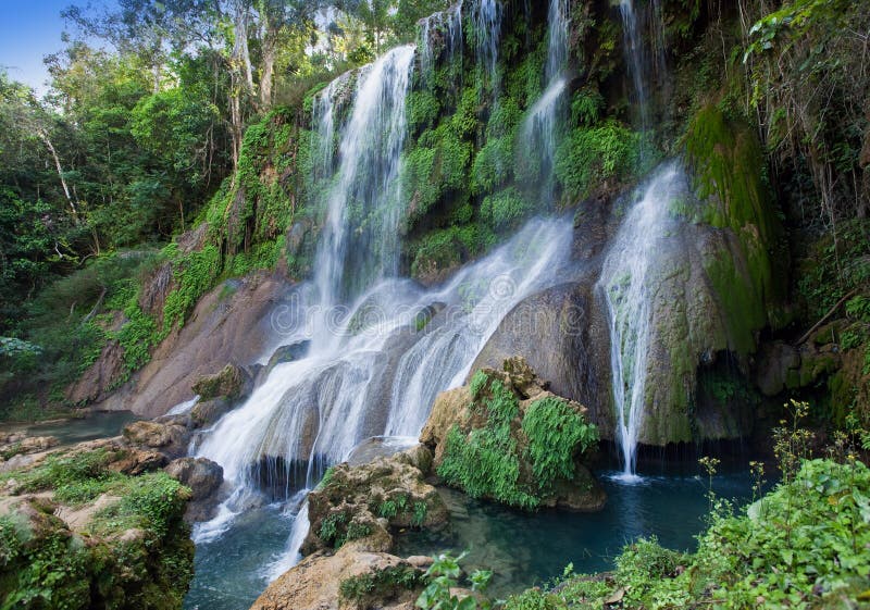 Cascada De Soroa, Pinar Del Rio, Cuba Foto de archivo - Imagen de ...