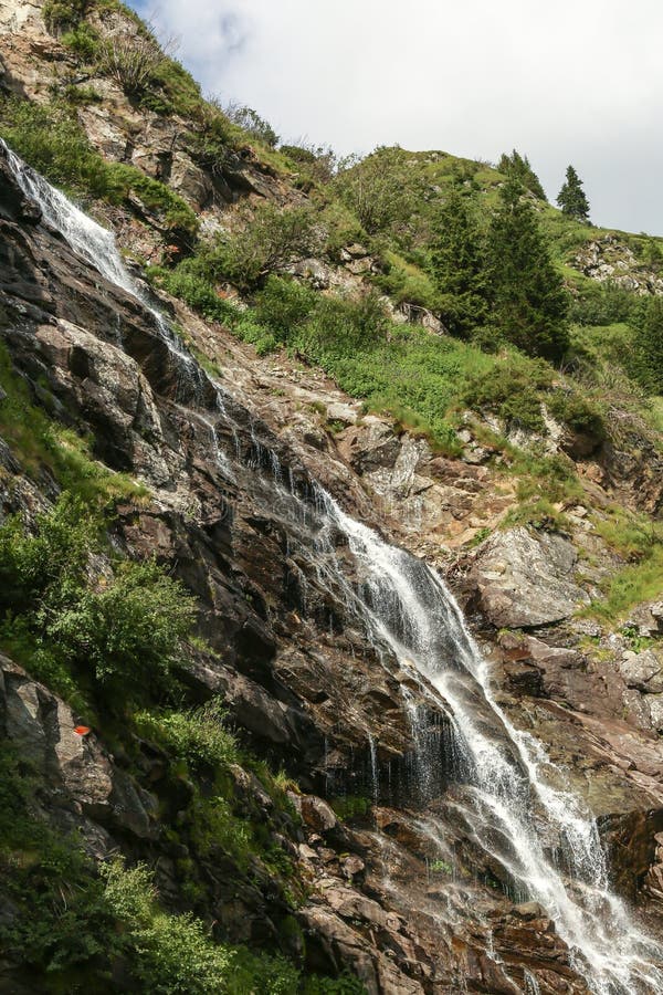Capra waterfall rumania foto de archivo. Imagen de vertical - 212520300