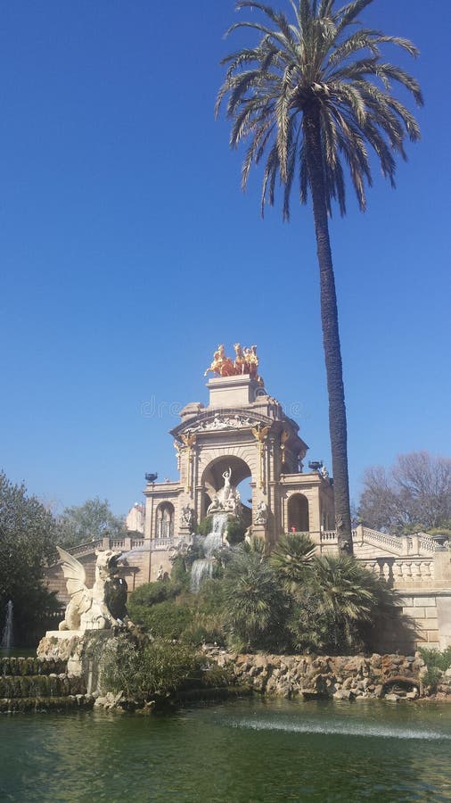 Cascada Monumental in Barcelona Stock Photo - Image of stunning ...