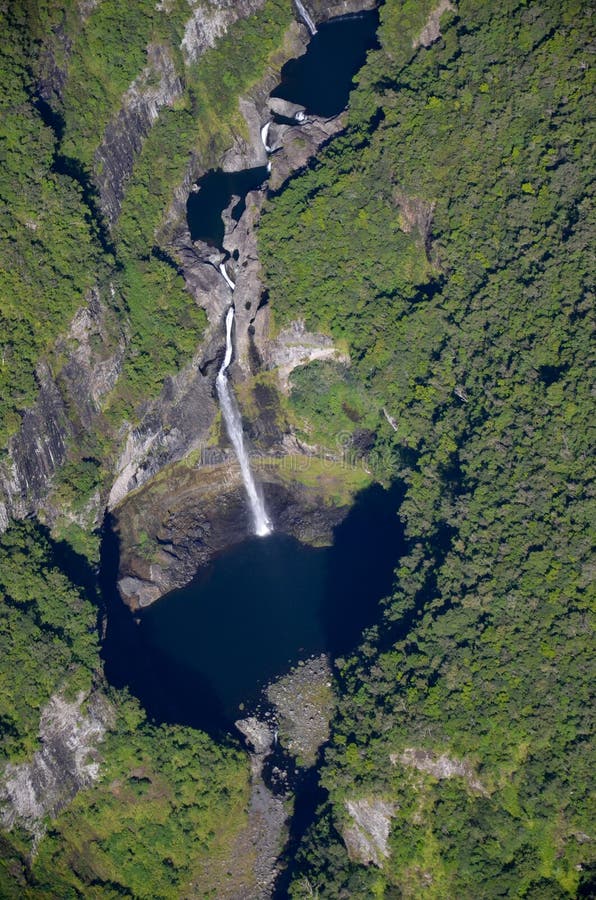 Cascadas Reunion Island De Takamaka Foto de archivo - Imagen de ...