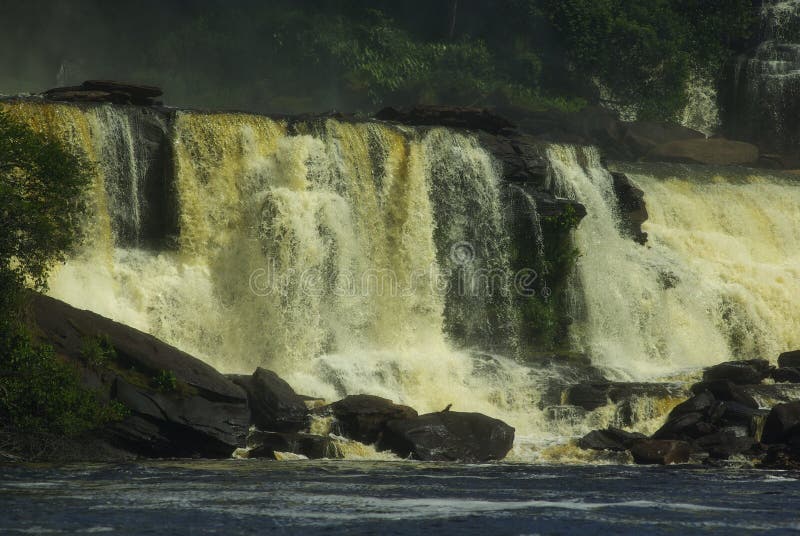 Cascadas Venezuela foto de archivo. Imagen de rayos, inspirar - 12764804