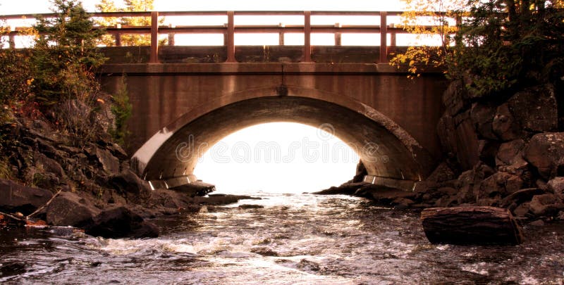 Cascade Bridge stock photo. Image of landscape, seasons - 16391332