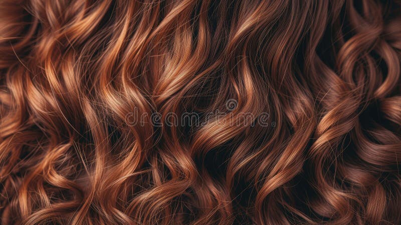 A Cascade of Brown Curls Cascades Down in a Mesmerizing Display from ...