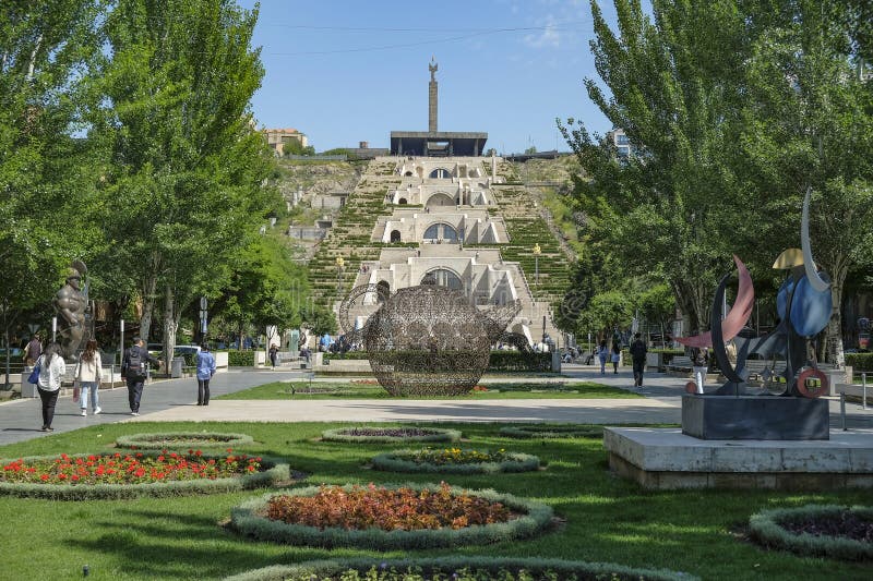 Cascade Complex in Yerevan, Armenia Editorial Photography - Image of ...