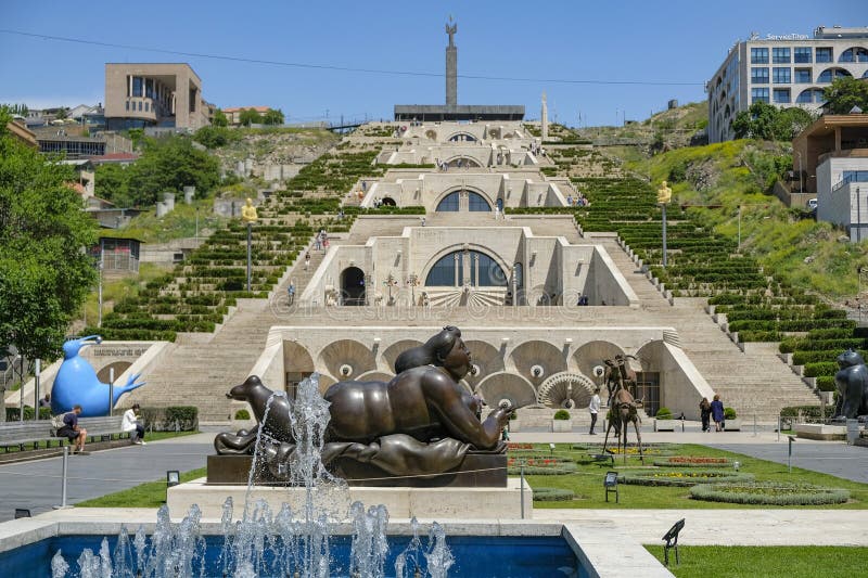 Cascade Complex in Yerevan, Armenia Editorial Stock Image - Image of ...