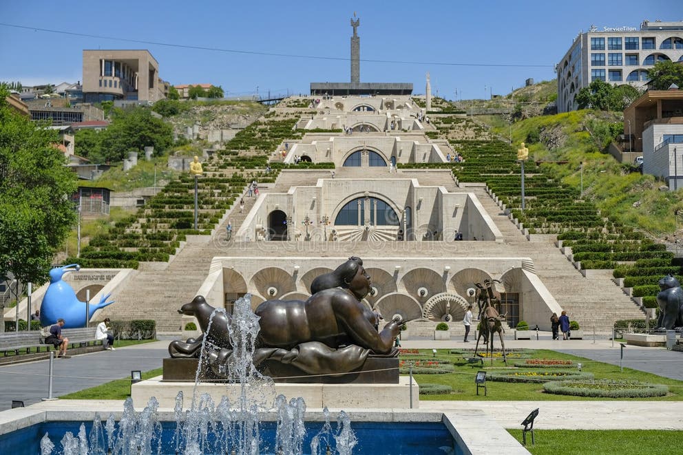Cascade Complex in Yerevan, Armenia Editorial Stock Image - Image of ...