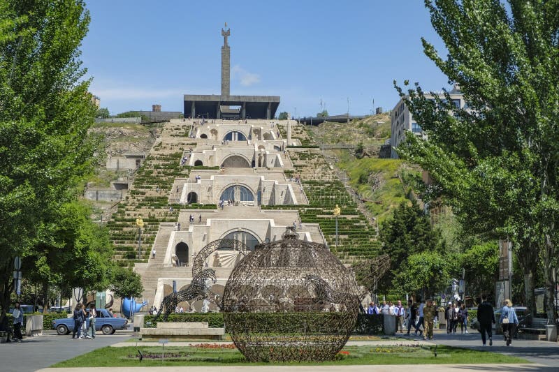 Cascade Complex in Yerevan, Armenia Editorial Photo - Image of ...