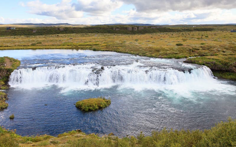 La Cascade De Faxi Ou La Cascade De Faxafoss Est En Islande Photo stock ...