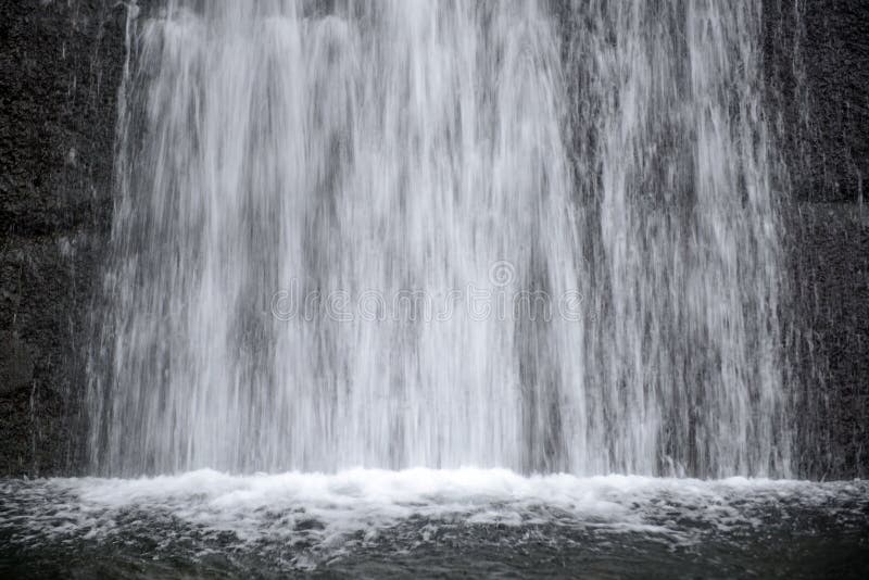 Abstract Close Up of a Waterfall Smooth Lines Stock Photo - Image of ...