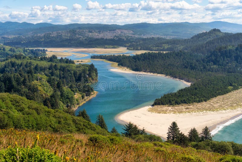 Cascade Head Hike on the Oregon Coast in Otis, Oregon Stock Image ...
