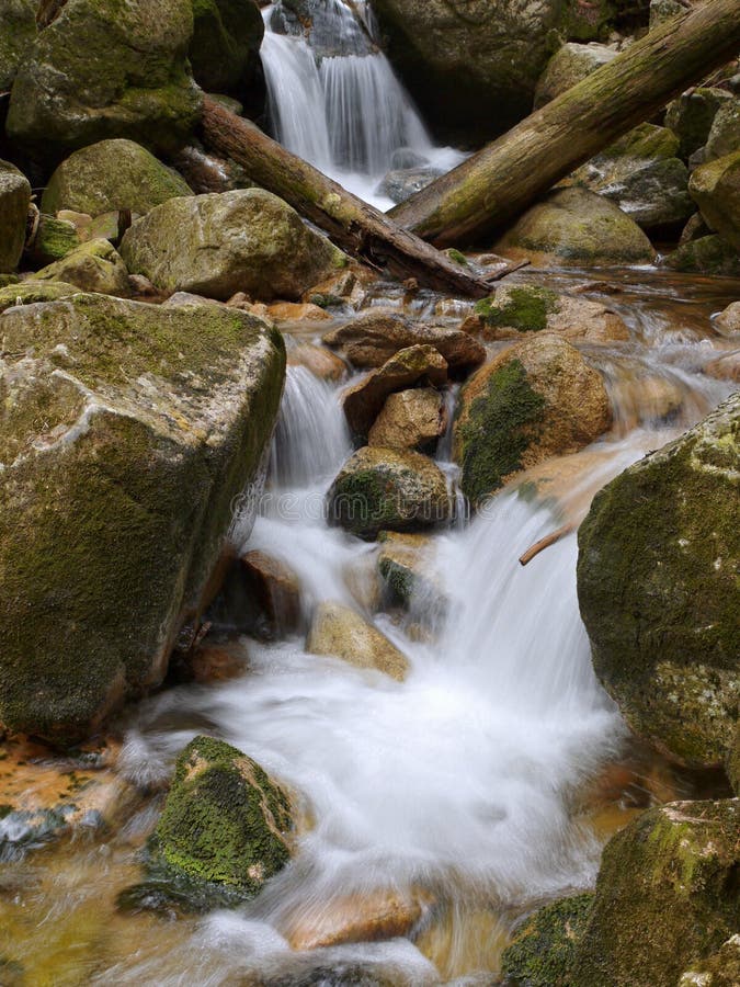 Cascade mountain creek stock image. Image of fall, stream - 86616097