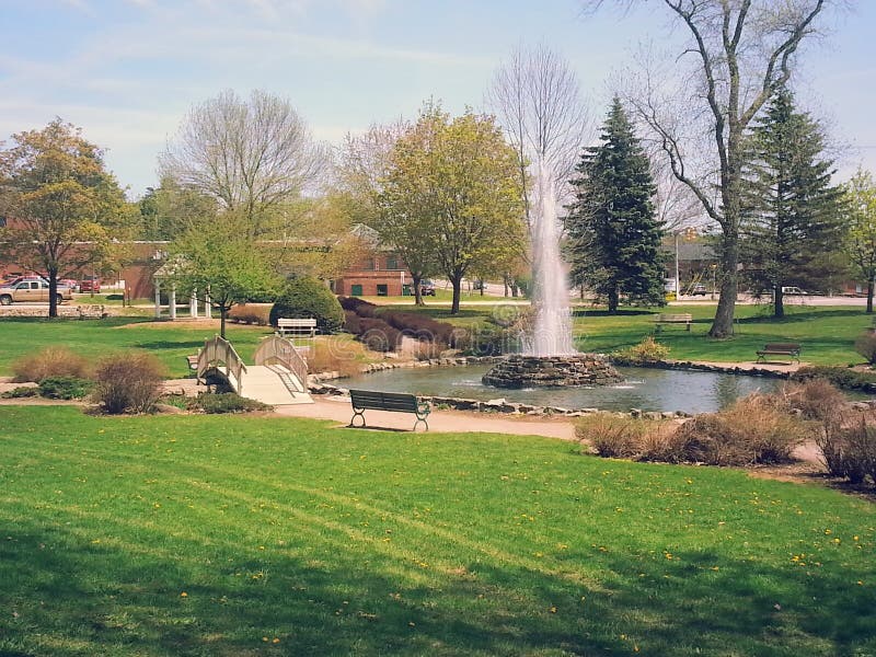 Cascade park stock image. Image of picnic, maine, bangor - 54119611