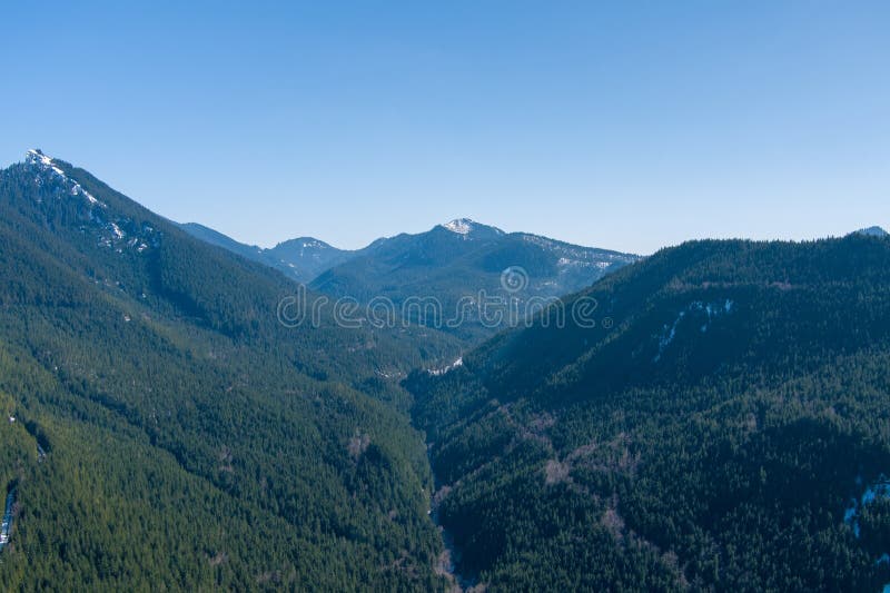 Cascade Range Near Mount Rainier in March 2023 Stock Photo - Image of ...