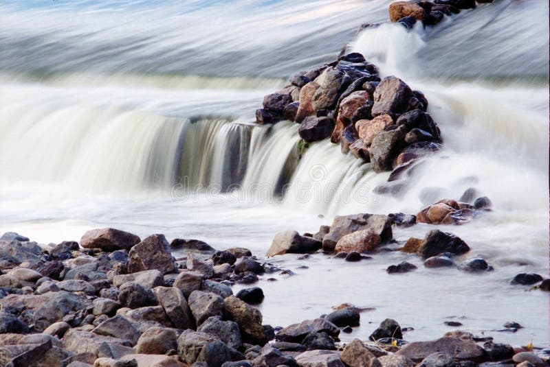 Cascade river flow stock image. Image of beautiful, rocks - 104677931