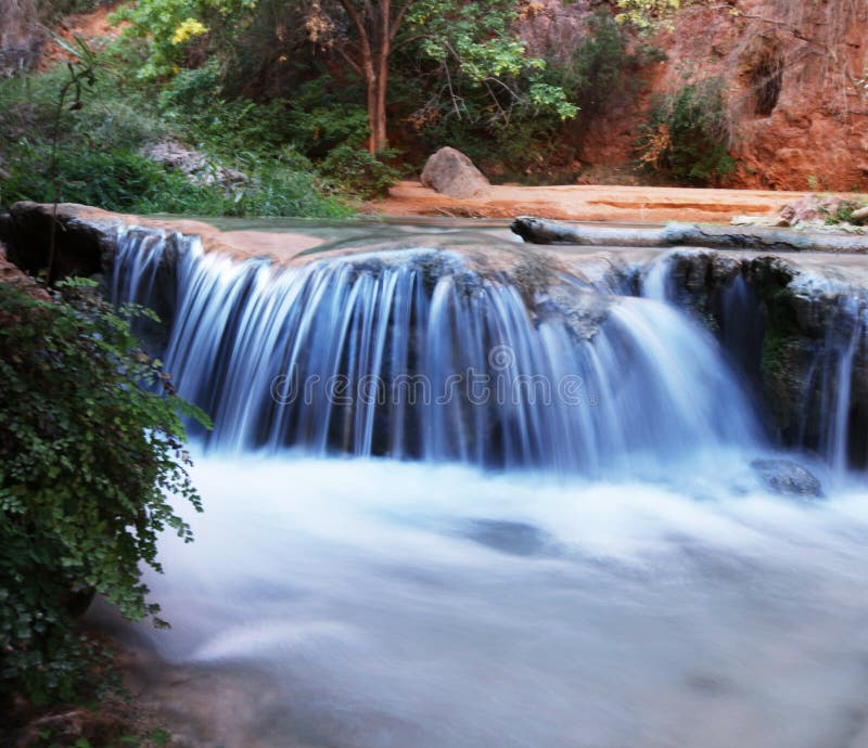 Cascade on river stock image. Image of river, creek, spring - 54163459