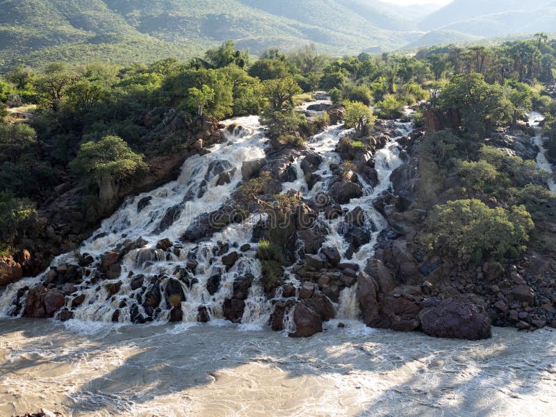 Ruacana Falls stock photo. Image of roar, water, cascade - 9223702
