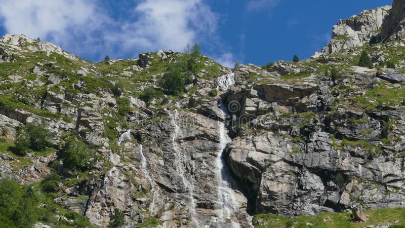 Waterfall in the Pyrenees of Catalonia, Spain.Time Lapse Stock Video ...