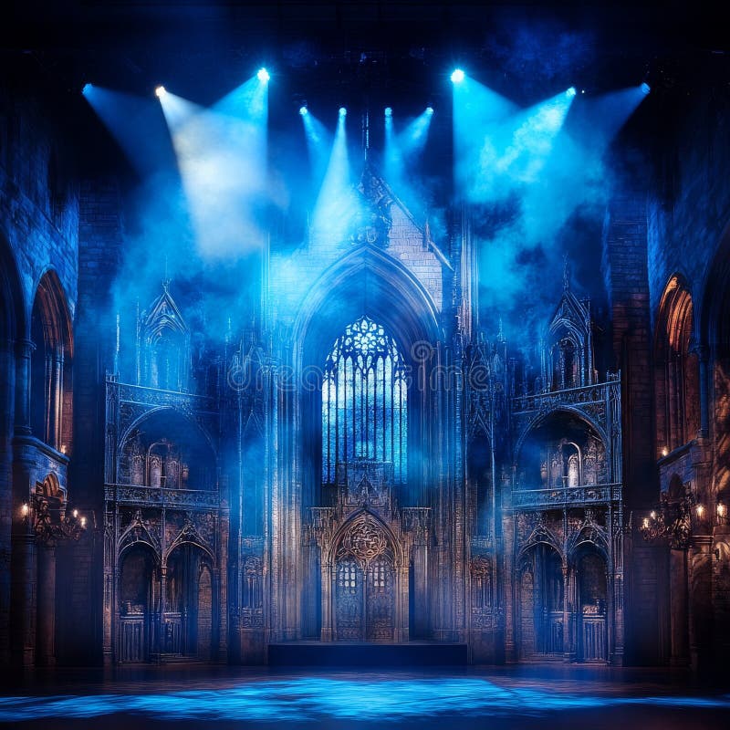 Cascade of Vertical and Diagonal Light Beams, Whites and Blues, Sharp ...