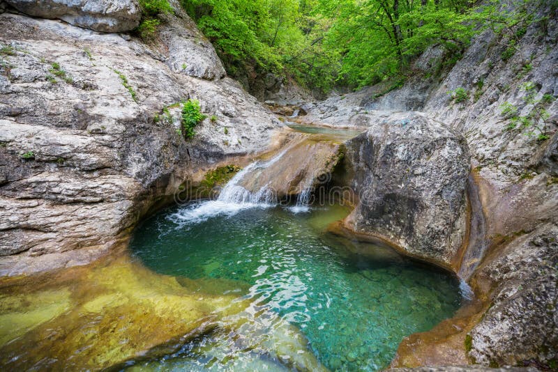 Cascade stock photo. Image of drop, foliage, creek, motion - 148029284