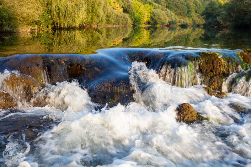 Cascades on the Dobra River Stock Photo - Image of landscape, dobra ...