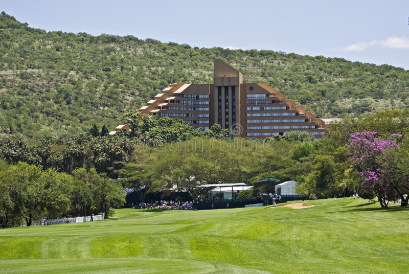The Cascades Hotel at Sun City Stock Image - Image of accommodate ...