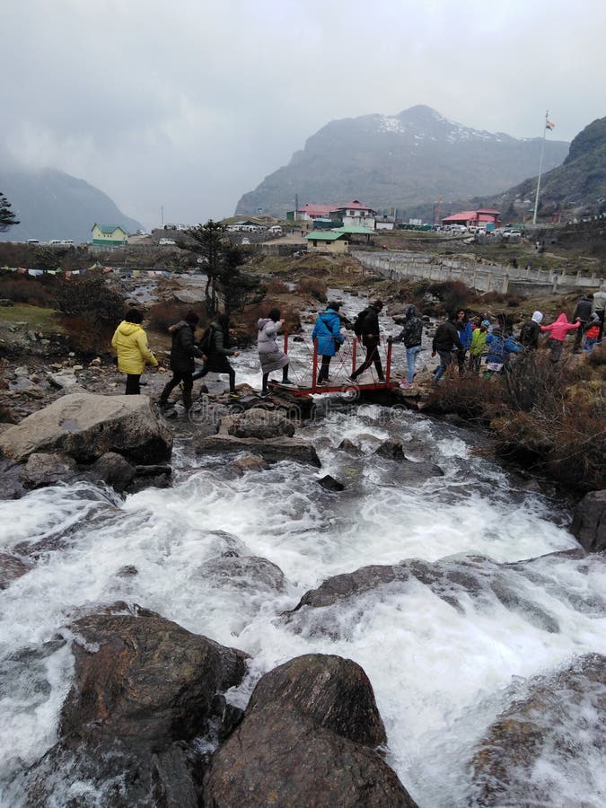 Cascades of Mountain Stream, so Chilled Editorial Photography - Image ...