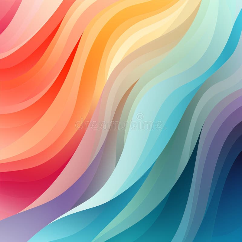 Cascading Colors in Mesmerizing Gradient Pattern Stock Illustration ...