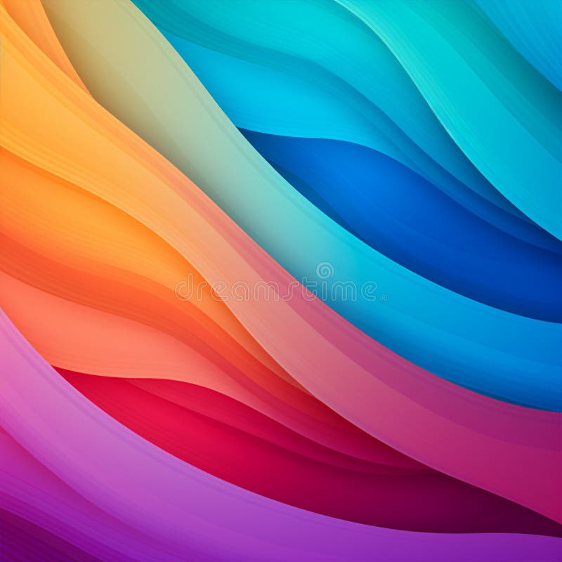 Cascading Colors in Mesmerizing Gradient Pattern Stock Illustration ...