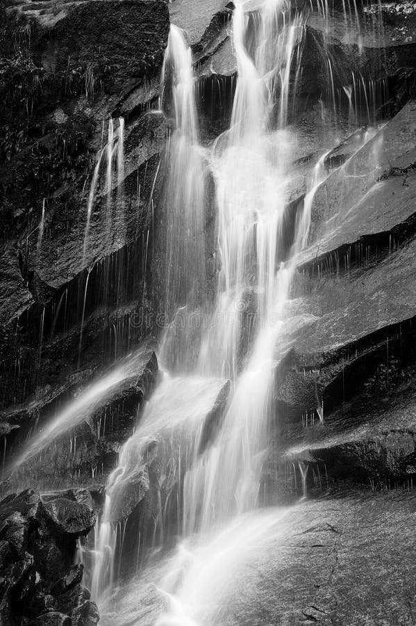 Cascading Falls stock image. Image of chute, tranquil - 1390689
