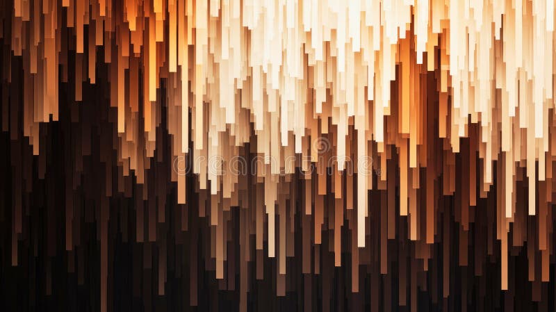 Cascading Mocha Mousse Hues Create a Dynamic and Soothing Visual Flow ...