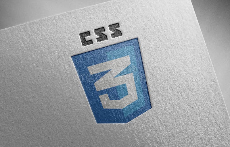 Css3_1 on paper texture editorial stock image. Image of used - 205580524