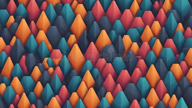 Cascading Trapezoids stock illustration. Illustration of structure ...