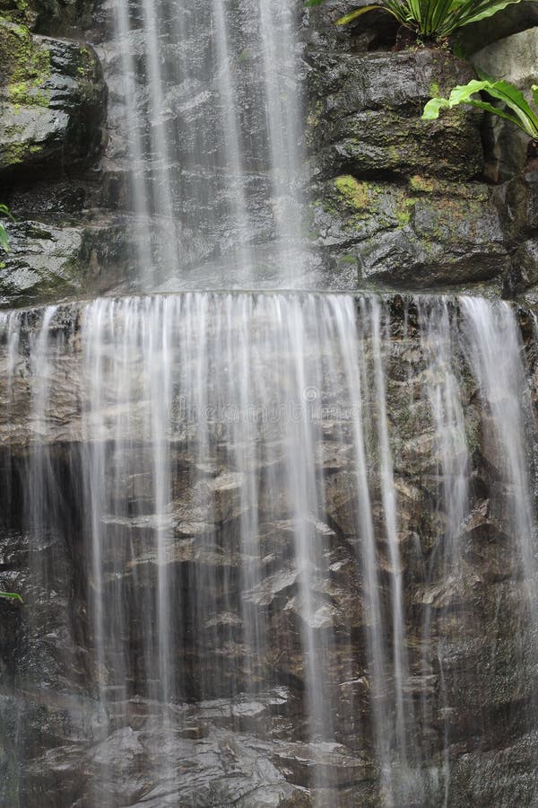 Cascading water fall stock photo. Image of peace, relaxing - 35839576