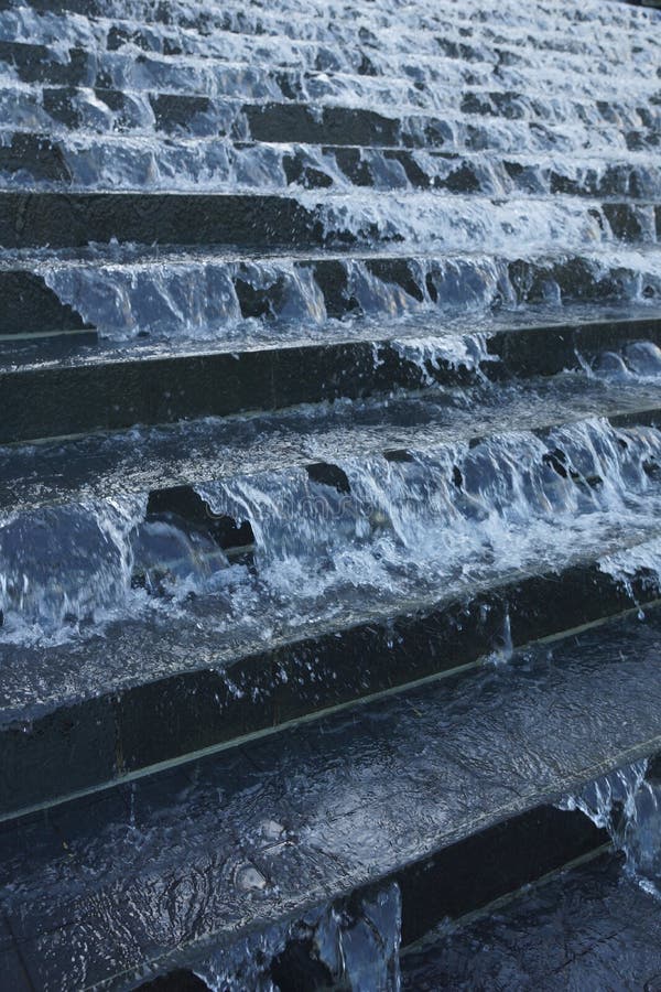 Cascading water stock image. Image of closeup, fountain - 56217585