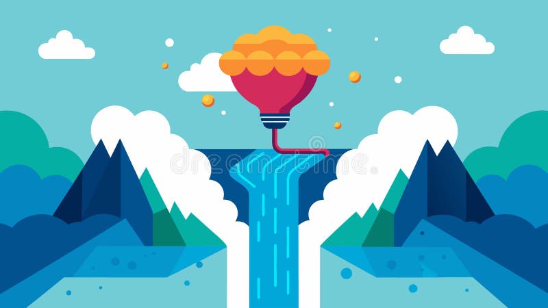 A Cascading Waterfall of Ideas Tumbling Down into the Depths of the ...