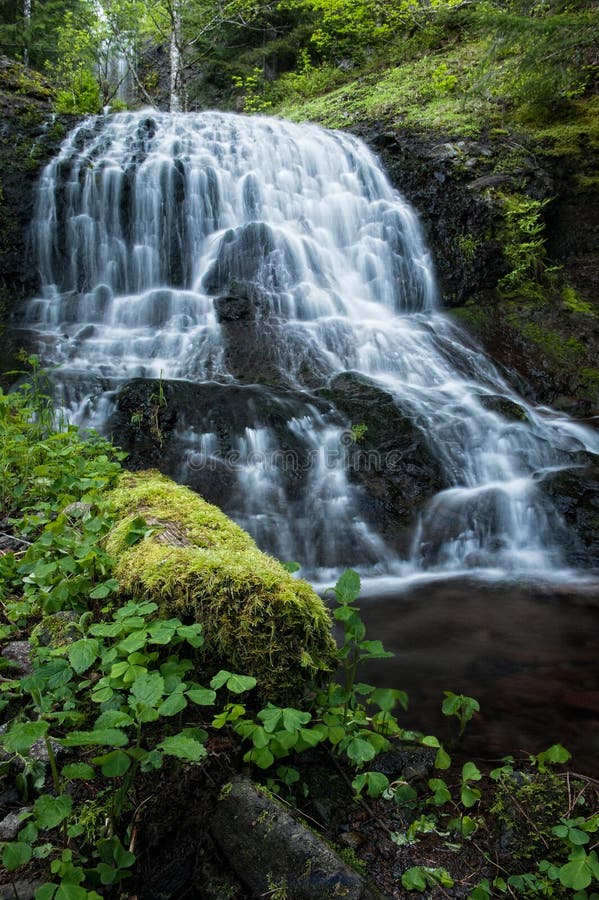 Cascading Waterfall stock image. Image of calm, colorful - 31490605