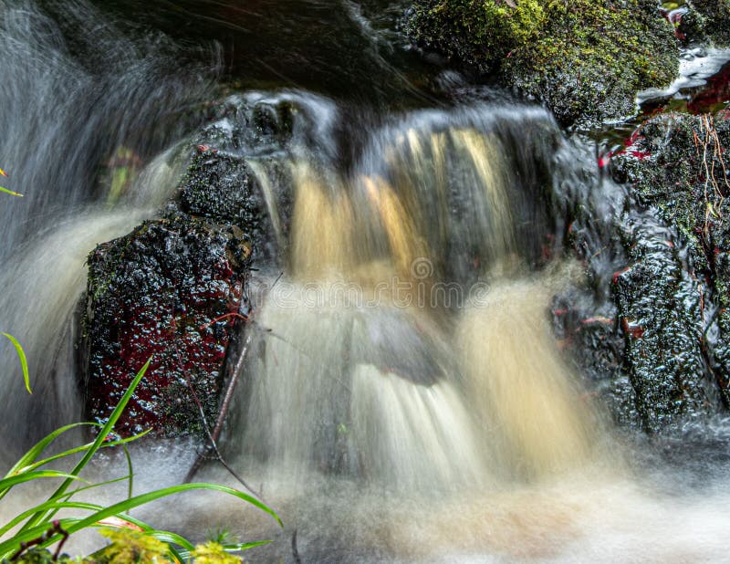 Cascading Waterfall, Showcasing the Beautiful Spread of Cascading Water Stock Photo - Image of ...