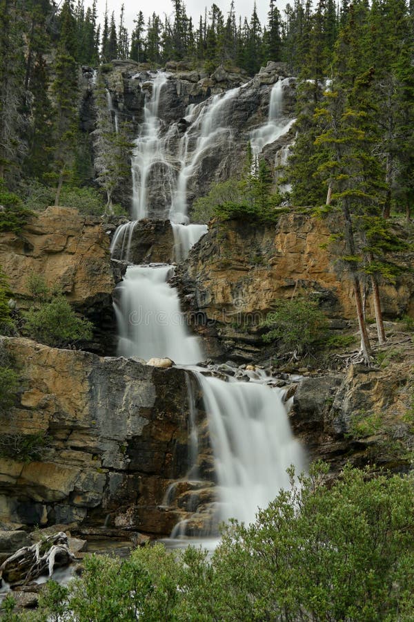 Cascading waterfall stock photo. Image of fresh, scenic - 59620426