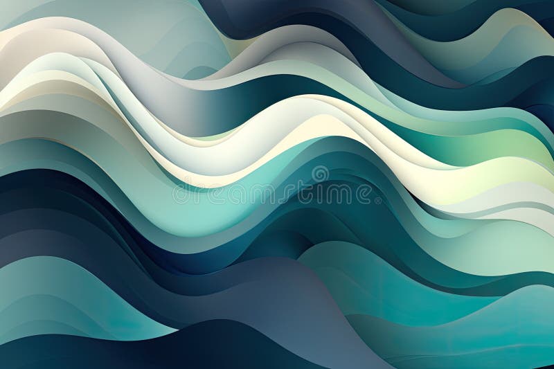 Cascading Wave Patterns in Abstract Background Design for Your Creative ...